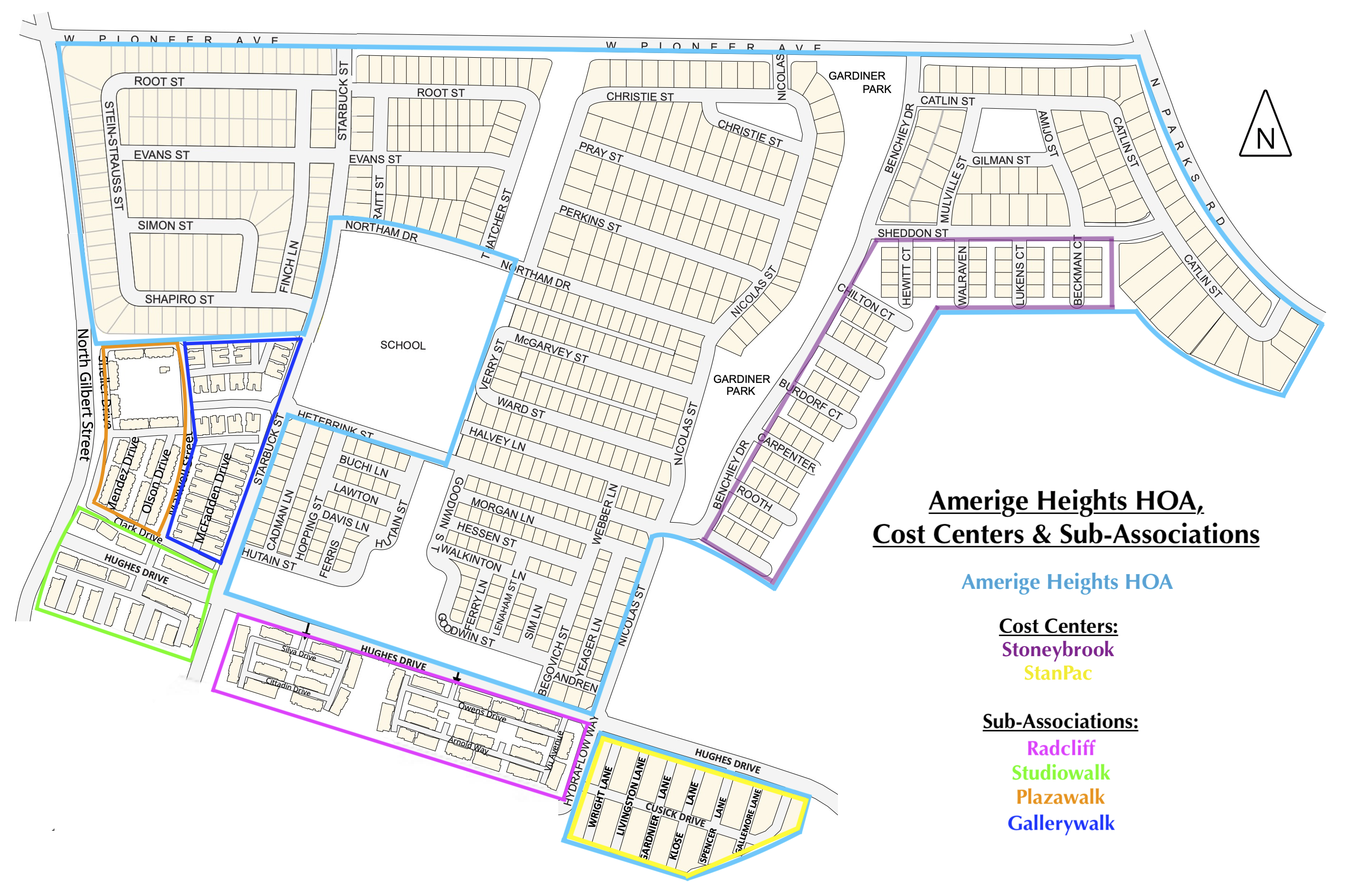 Amerige Heights HOA Map - Amerige Heights